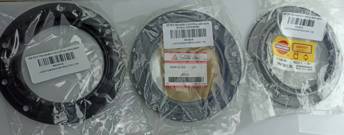 CRANKSHAFT REAR SEAL 6D31/6D34 BH1021E BH1021E-AAFT - GESTOR DE PARTES