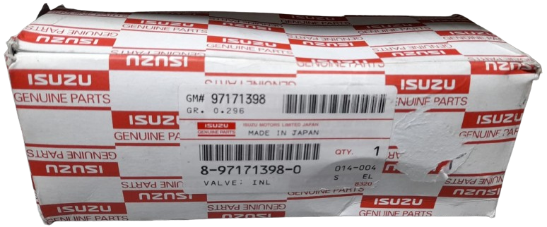 ISUZU 4HG1 INTAKE VALVES 8971713980-AAFT - GESTOR DE PARTES